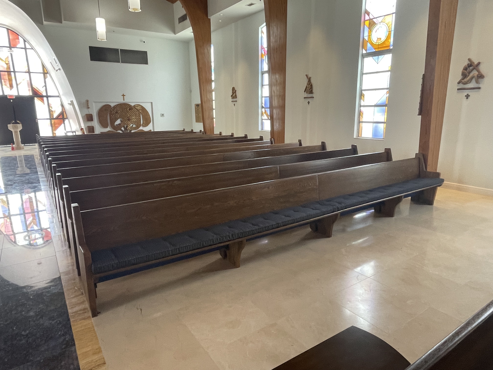 Pew Refinish Siesta Key, Florida - Church Furniture | Pews, Chairs ...
