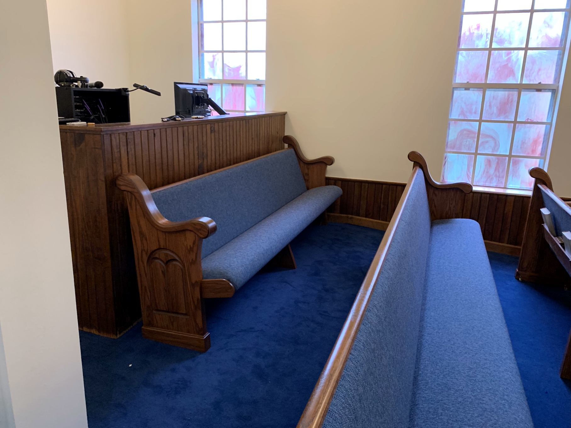 New Pews Banner Elk, North Carolina - Church Furniture | Pews, Chairs ...