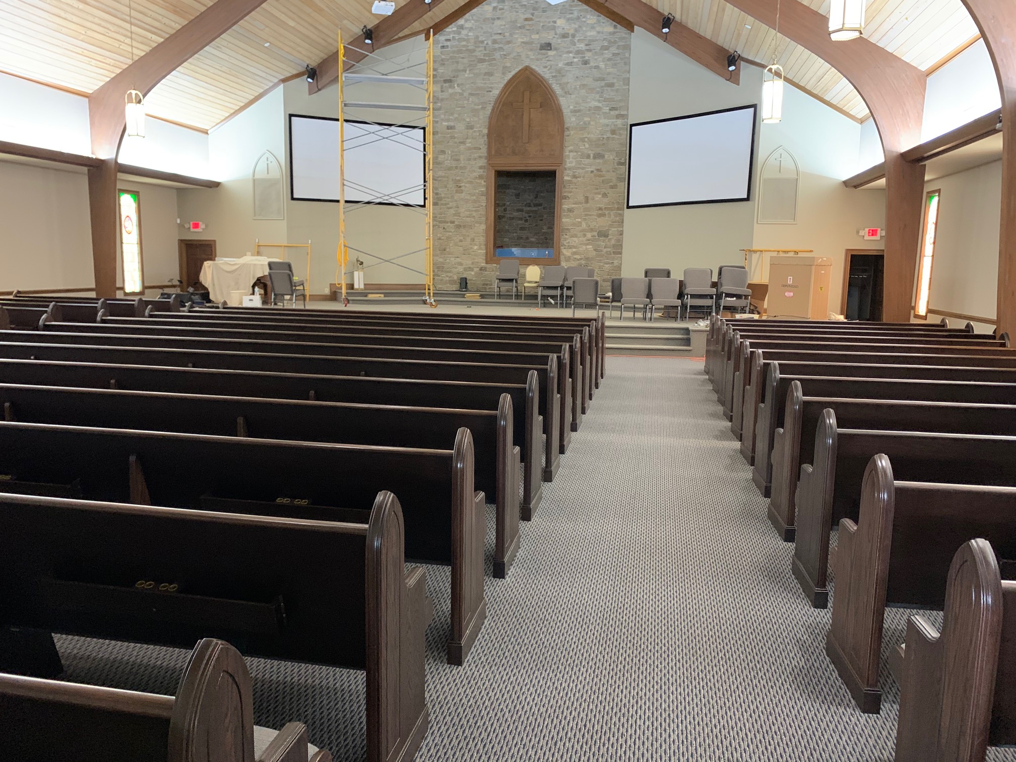 New Pews Macon, Georgia - Church Furniture | Pews, Chairs, Theater ...